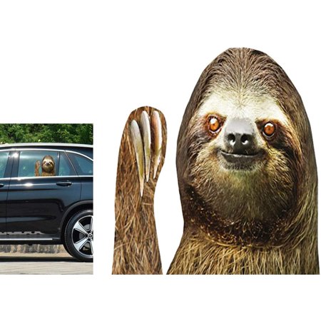 Sloth Car Sticker Window Decal for Vehicles Window Cling,Ride with ...