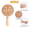 1Set Chinese Mid-Autumn Festival Hand-Pressure Wooden Flower Carved ...