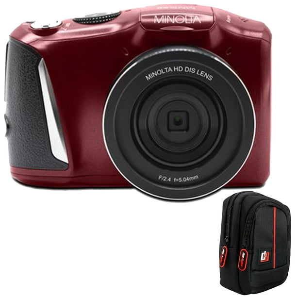 Minolta MND50-R 48MP 4K Ultra HD Digital 16X Digital Zoom Camera (Red ...