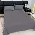 Double Brushed Polyester Bed Sheet | Solid Color Dormitory & Home ...