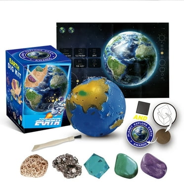 DoDoMagxanadu Gemstone Dig Kit, 16 Real Gem Excavation Kit Dig up 16 ...