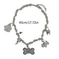 Dog Bone Tassels Pendant Necklace Punk Clavicle Chain Necklace Sweet ...
