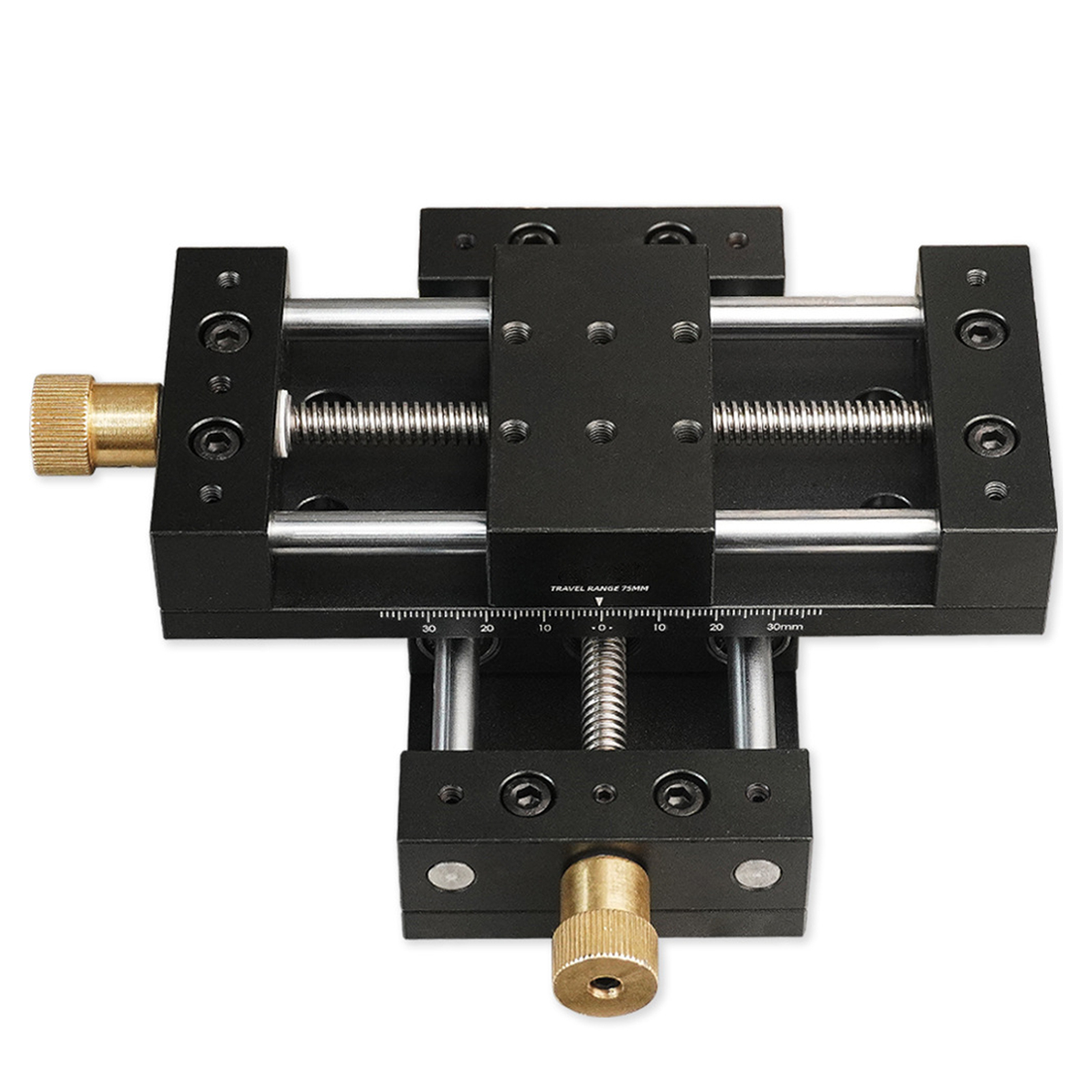 Two-dimensional precision sliding stage manual XY axis scale linear ...