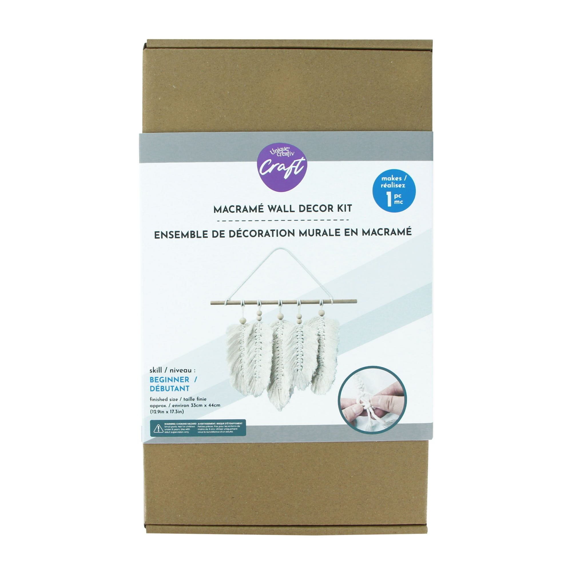 Click here for Unique Creativ Craft Macramé Wall Décor Kit - Leav... prices