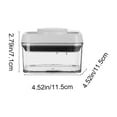 Transparent Press Seal Storage Jar, Airtight Plastic Container, Kitchen ...