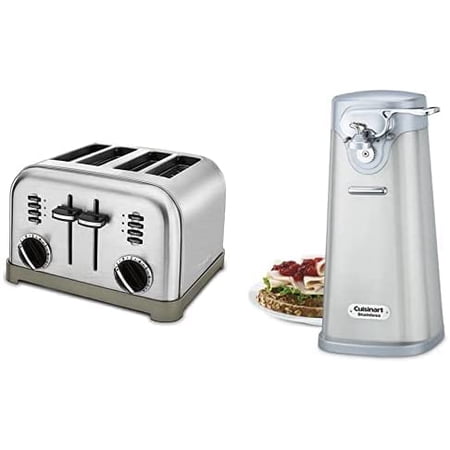 CPT-180BKS Classic 4-Slice Toaster, Black/Stainless Steel | Walmart Canada