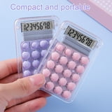 Mini Calculator 8 Digit Display Pocket Size Basic Calculator Battery ...