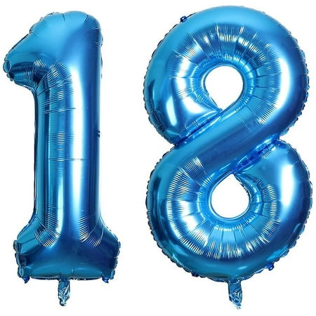 40 Inch Jumbo Number 18 Balloon Birthday Party Celebration Decoration ...
