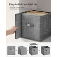 8 Storage Cubes, 11" Non-Woven Fabric Bins with Double Handles Closet ...