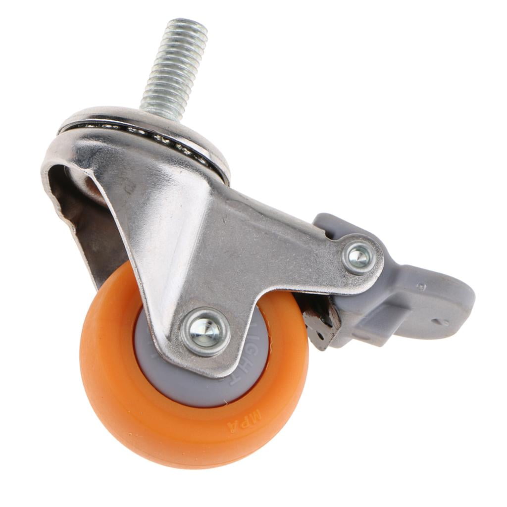 . Swivel Caster Caster Furniture Pulley Spare Swivel Plate Wheels Brake ...
