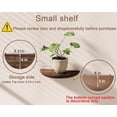 Solid Wood Half Round Floating Wall Shelves | Elegant Floating Shelves ...