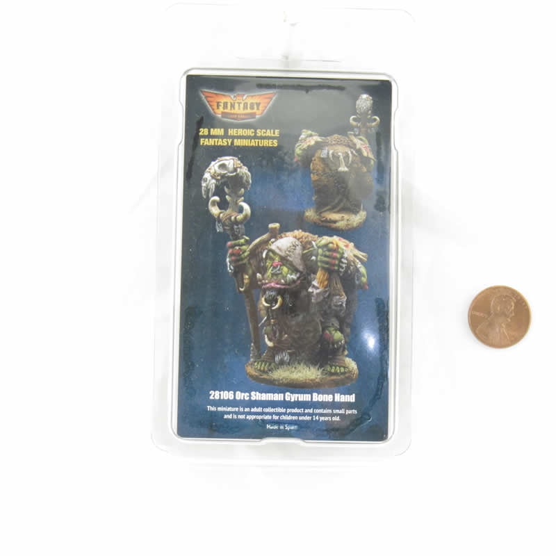 Buy Orc Shaman Gyrum Bone Hand Figure Kit 28mm Heroic Scale Miniature ...