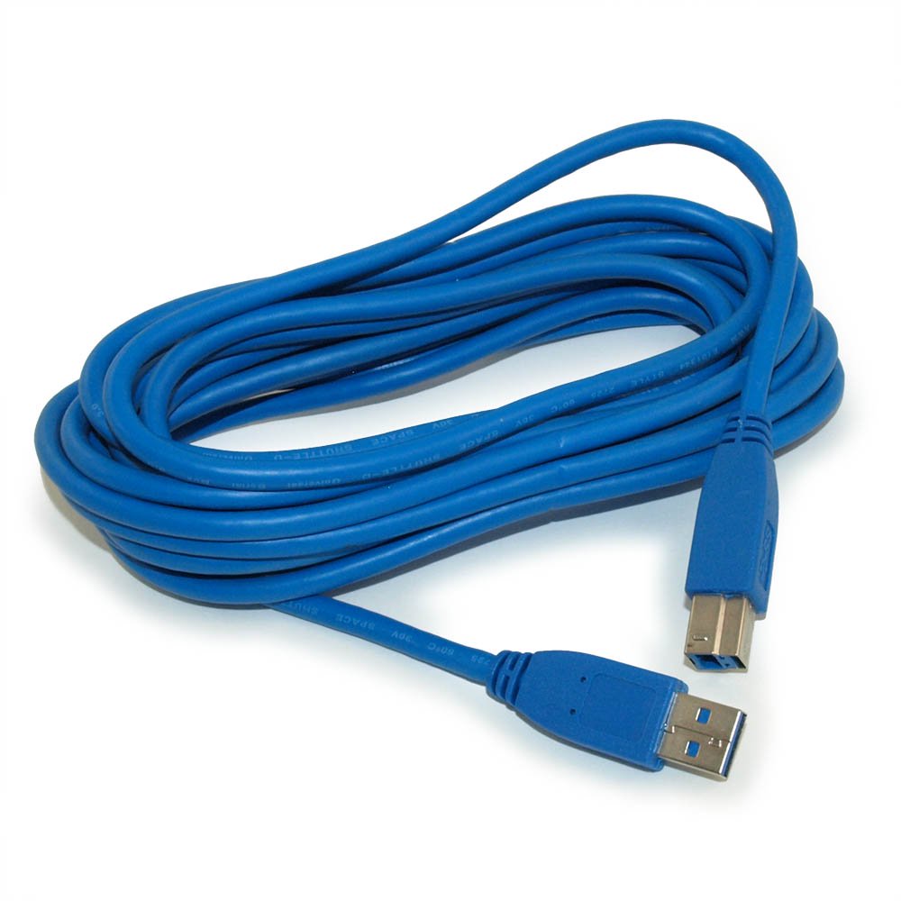 15ft USB 3.2 Gen 1 SUPERSPEED 5Gbps Type A Male to B Male Cable ...