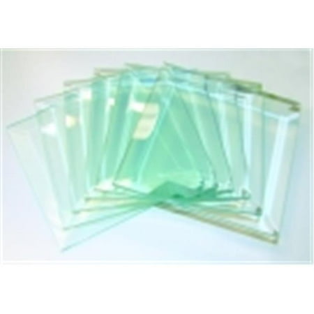 School Specialty 4 x 4 inch Glass Square Bevel, Clear, Set - 6 ...
