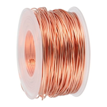 99.9% Pure Copper Wire for Jewelry Making, 14 Gauge (1.6mm) Copper ...