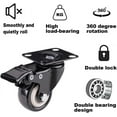 Double Ball Bearing Swivel Caster Wheels, Non-Marking For Wide ...
