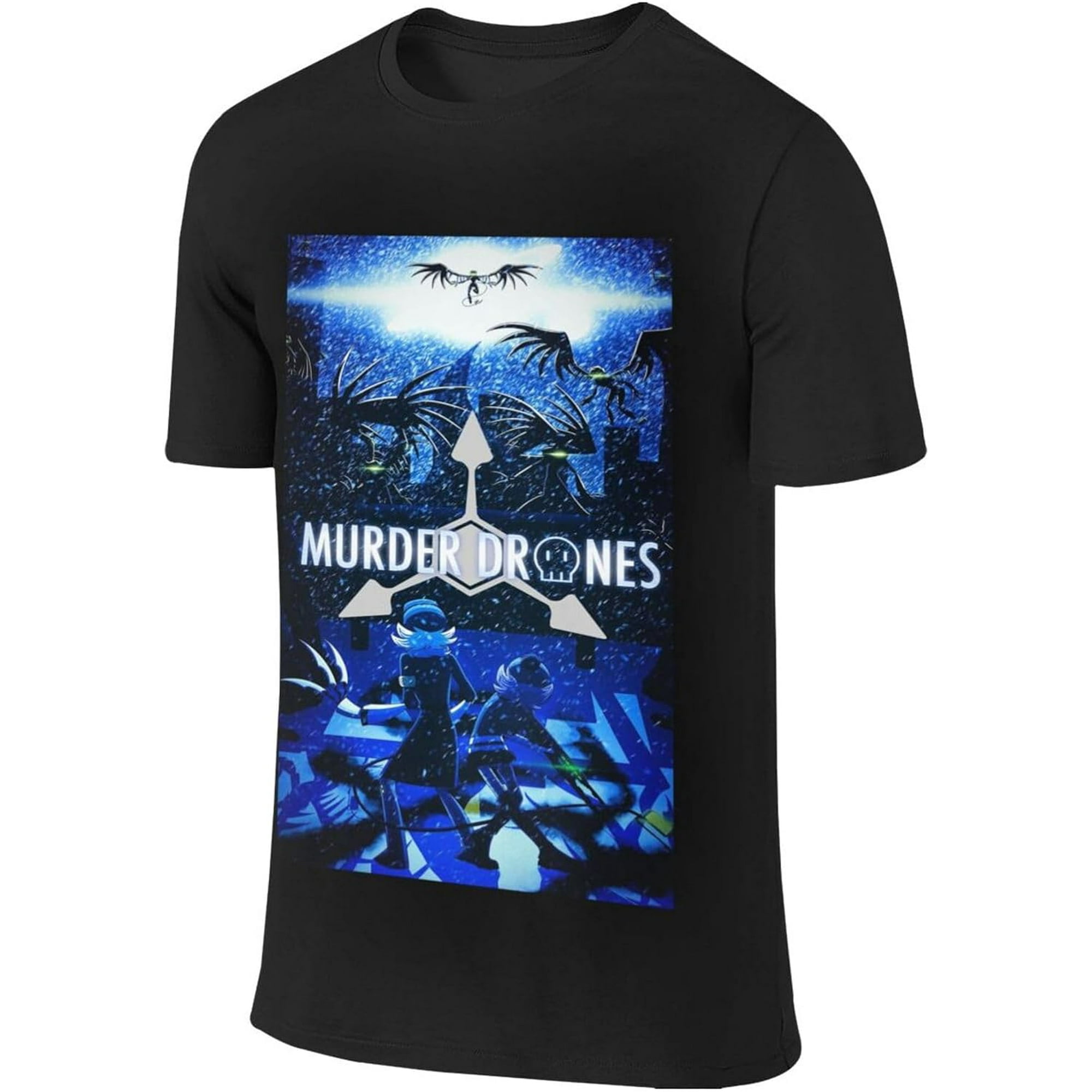 Click here for Botell Murder Drones T-Shirt Cartoon Casual Short... prices