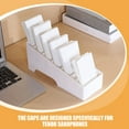 BESTYASH Desktop Multi Grid Phone Storage Box White for Office and ...