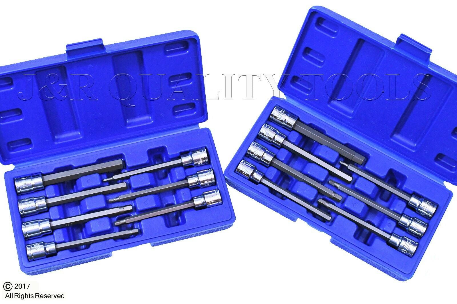 14 Pc Extra Long Hex Bit Sockets Allen Wrench MM+SAE - Walmart.com