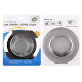 GARENAS Kitchen Strainer Food Catcher for Most Drains Stainless Steel 2 ...