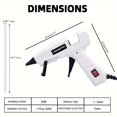 30W Hot Melt Glue Gun Kit with 30 Glue Sticks – Quick Repairs ...