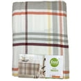 Food Network Windowpane Plaid Fabric Tablecloth, Autumn Table Cloth ...