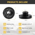 OMU Carbon Fiber Radio Antenna Base Cover/Metal Antenna Housing Mount ...