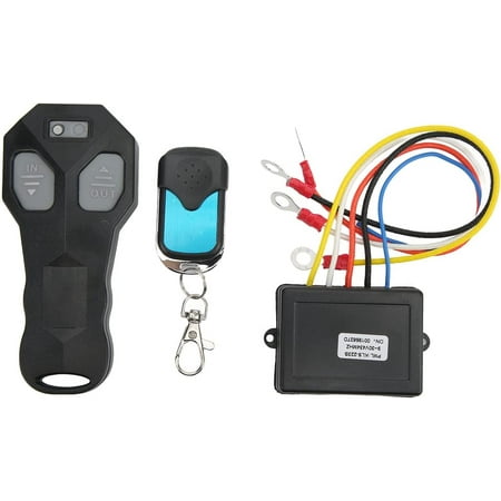 Wireless Winch Remote Control Kit, 9‑30V 75ft Wireless Winch Handset Switch 434MHZ Receiver ...