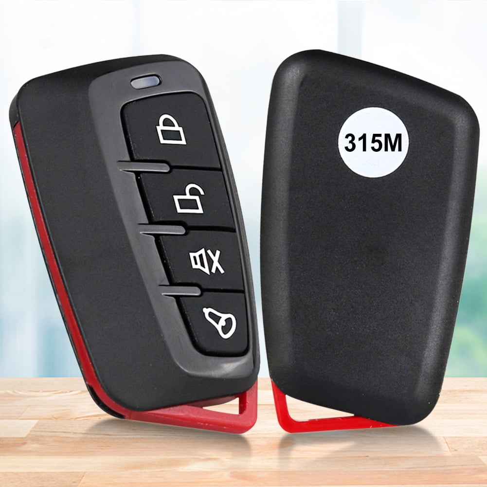 315 MHz/433 MHz Remote Control Keys Fob Useful 4 Button Cloning Remote ...