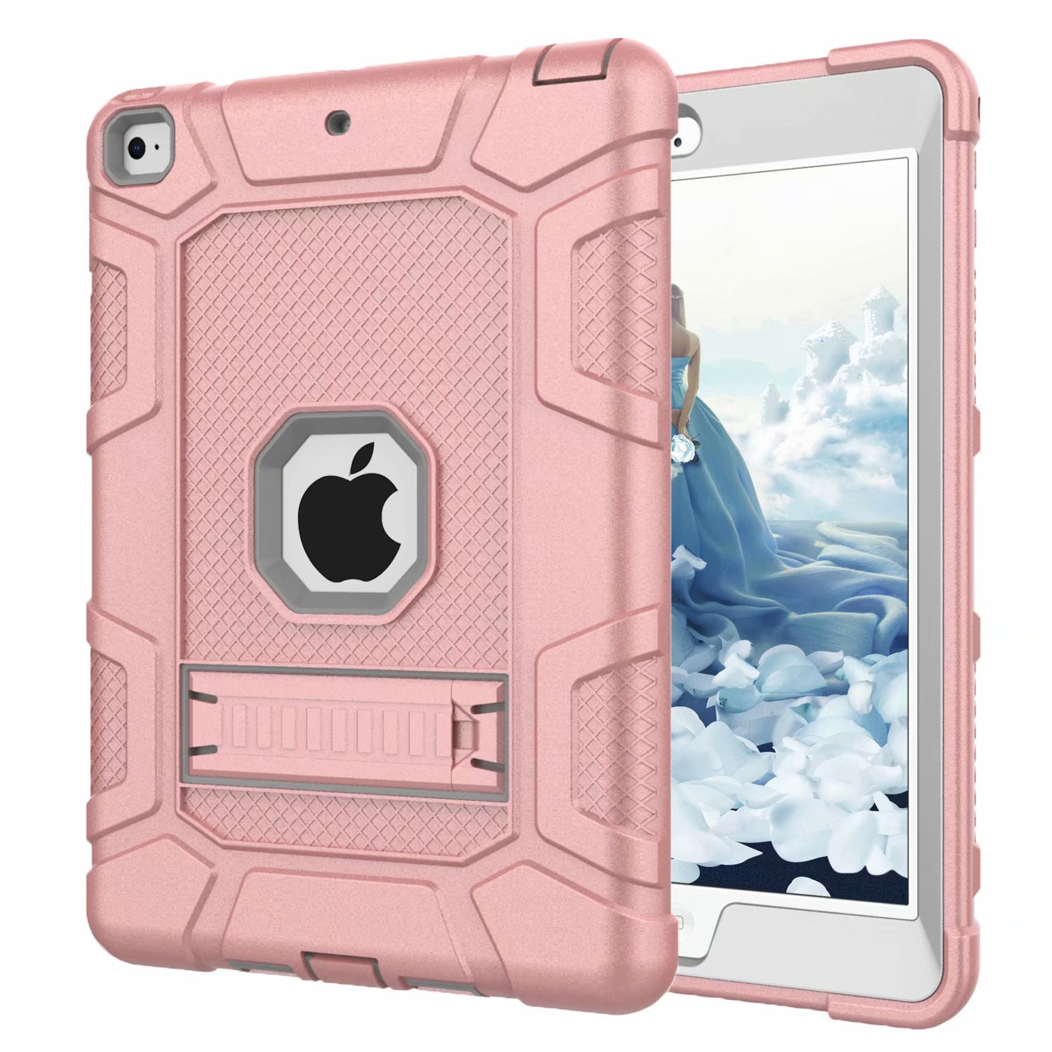 iPad 5th Gen Case,iPad 6th Gen Case, Dteck Shockproof Stand Kids Case ...