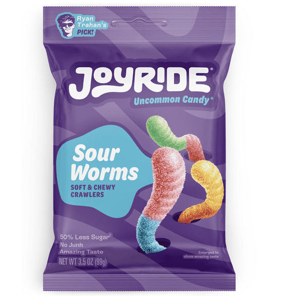 Joyride Sweets Cherry Berry Ropes, Chewy Vegan Keto Candy, 70% Less ...