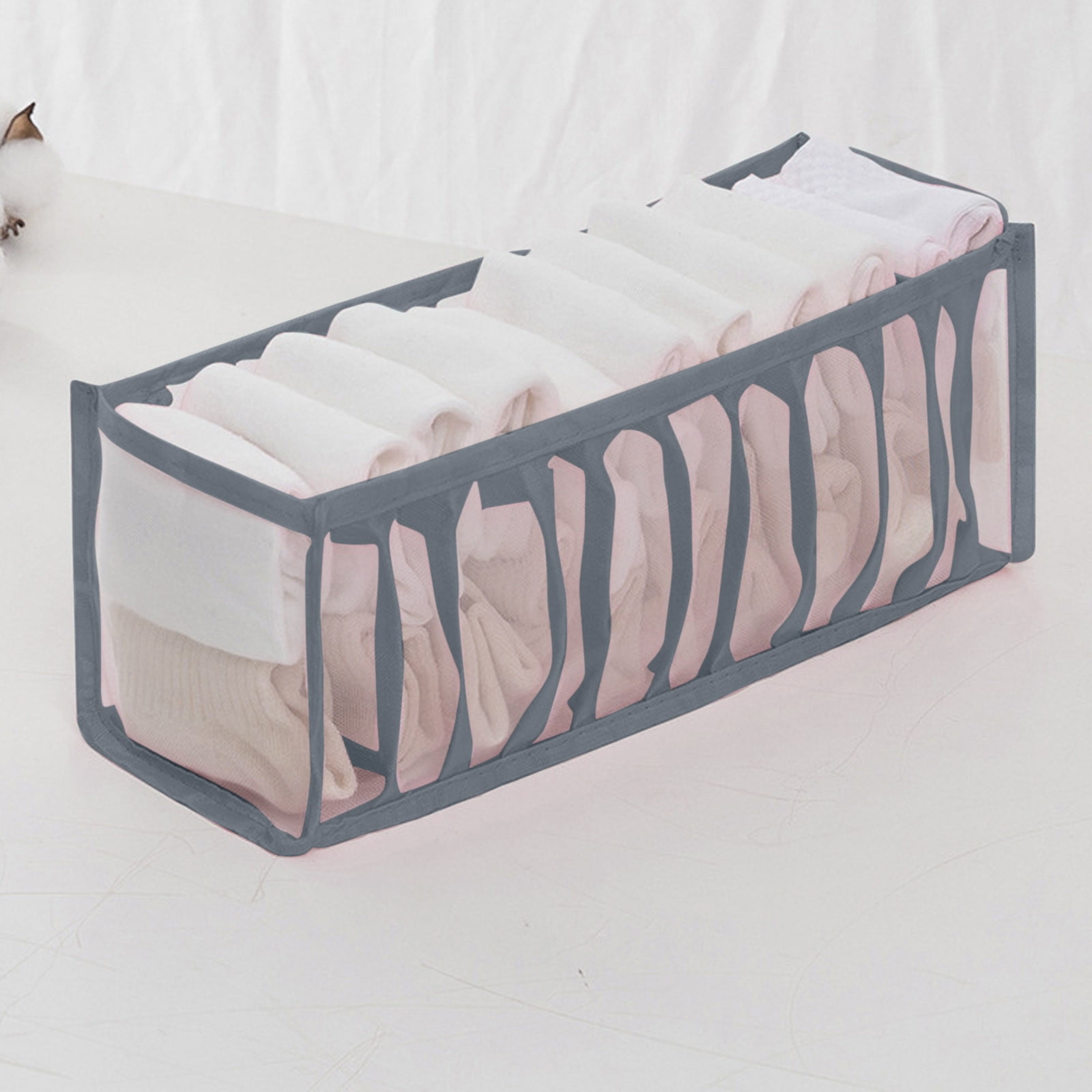 Underwear Drawer Organizer 11 Grids Foldable Closet Clothes Dividers