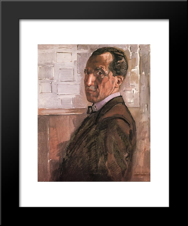 Self Portrait 20x24 Framed Art Print by Mondrian, Piet - Walmart.com