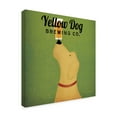 Trademark Fine Art 'Yellow Dog Brewing Co Square' Canvas Art by Ryan ...