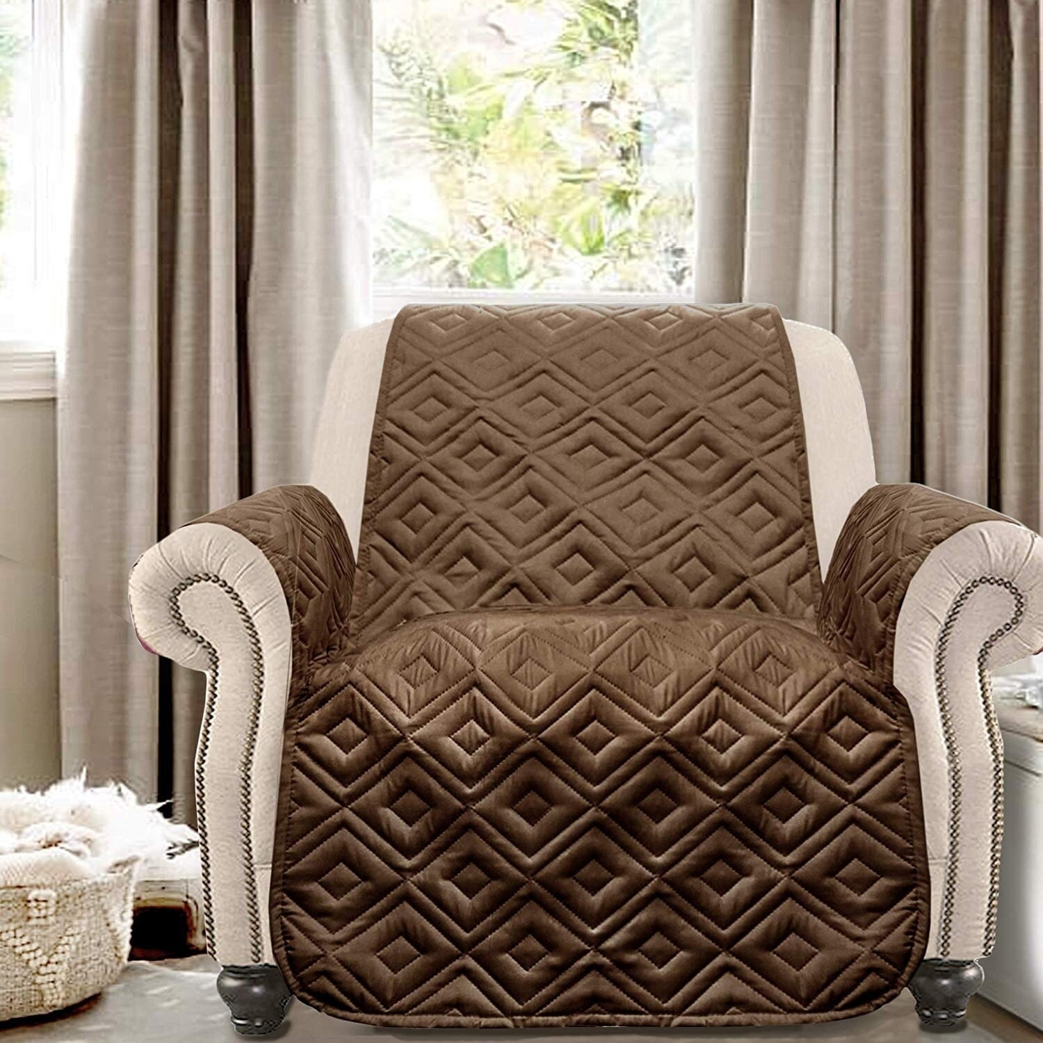 DriftAway Marley 100% Waterproof Quilted Machine-Washable Chair ...