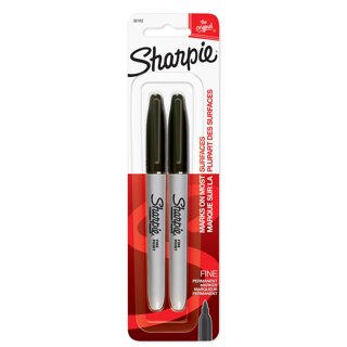 12 Packs: 2 ct. (24 total) Sharpie® Metallic Fine Point Silver ...