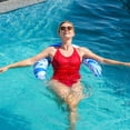 ZZAIXHL 1 Pack Inflatable Swimming Pool Noodles Blue Curved Swimming ...