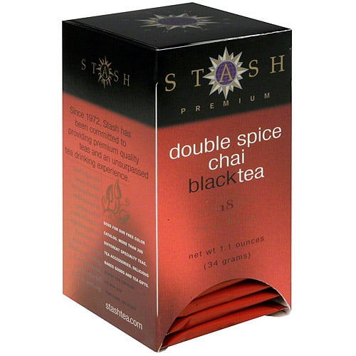 Stash Double Spice Chai Black Tea, 18ct (Pack of 6) - Walmart.com