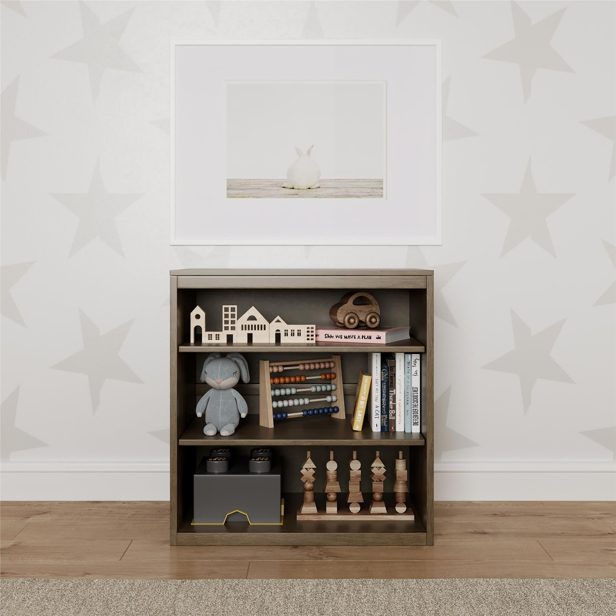 DHP Marlowe Open Shelf Storage Unit, French Gray - Walmart.com