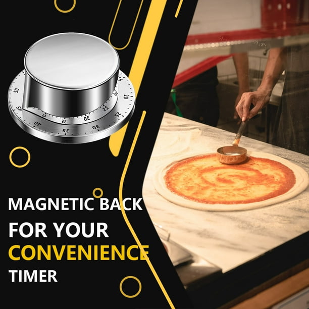 Mechanical Kitchen Timer Portable Small Refrigerator BBQ Countdown ...