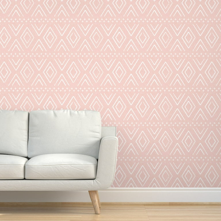 Quilted Wallpaper Pink