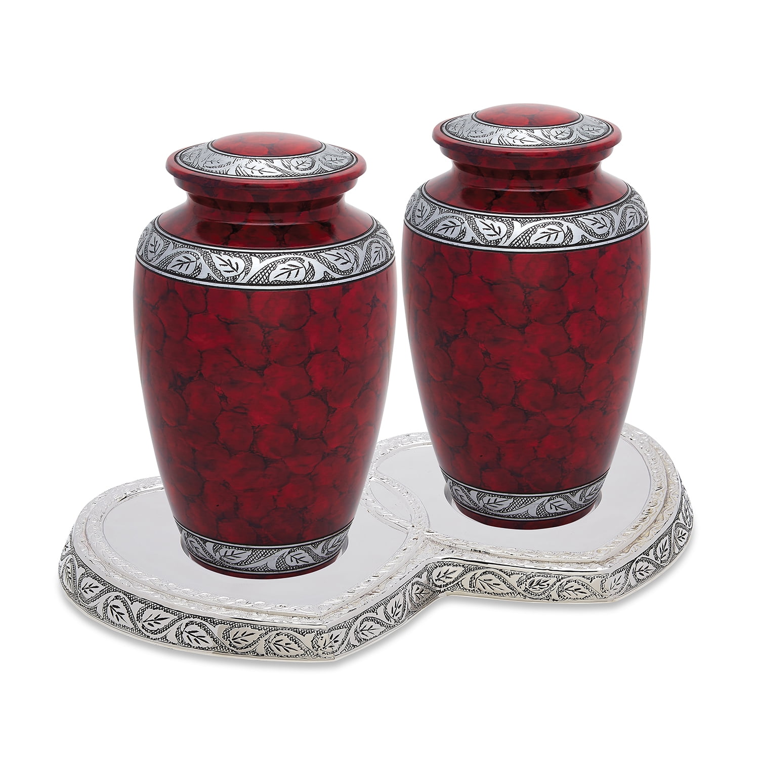 Urnsdirect2u Royal Red Companion Urn Set - Walmart.com