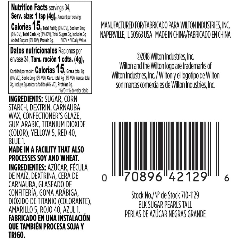 Truvia Sugar Barcode