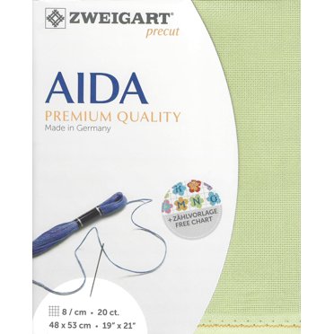 12 Pack: 14 Count Aida Cloth Cross Stitch Fabric by Loops & Threads ...
