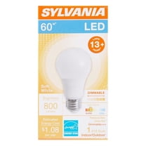 Sylvania Efficient Dimmable Indoor Light Bulb, A19 LED 60 watt ...
