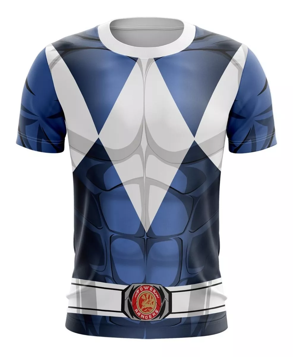 Playera Sublimada Power Ranger Azul Traje | Bodega Aurrera en línea