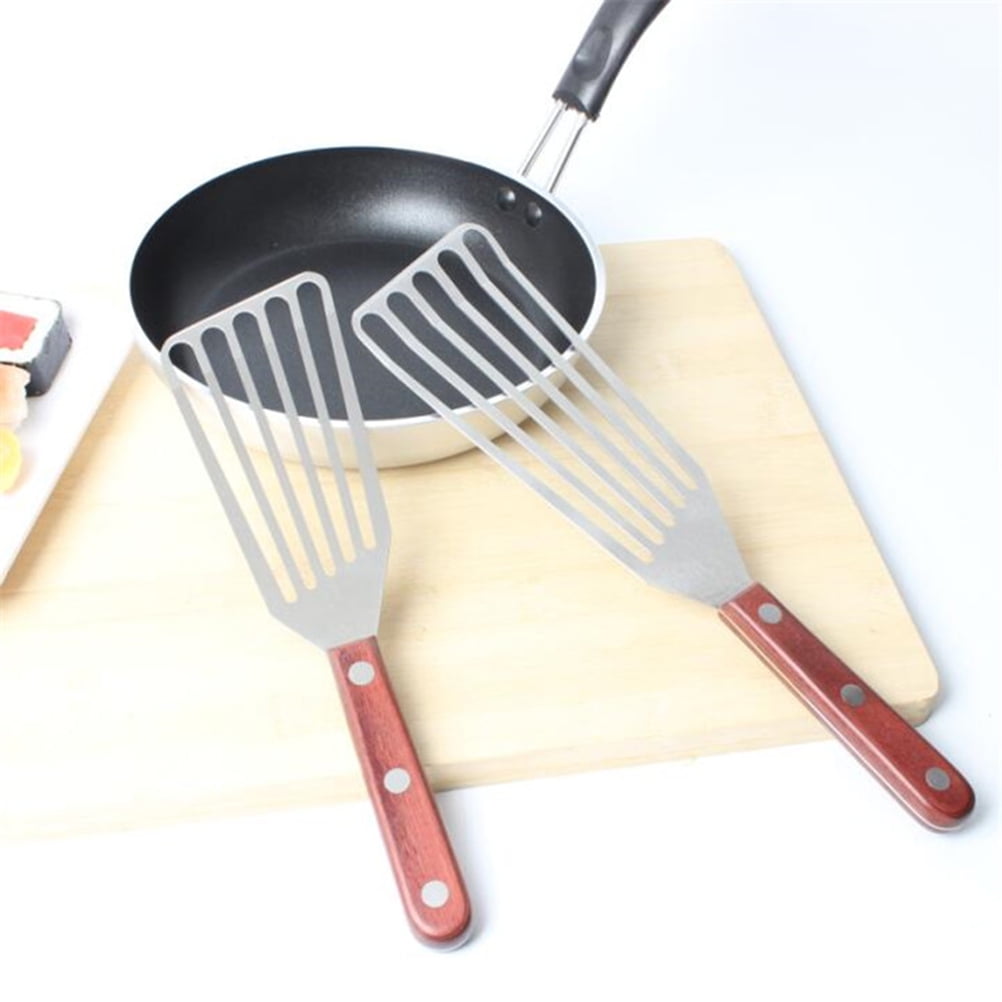Click here for Ifanlandor Hamburger Flipper Slotted Spatula Stain... prices