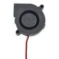 WendyZ 2PCS 5015 Blower Fan DC 12V 24V Oil Bearing Centrifugal Cooling ...
