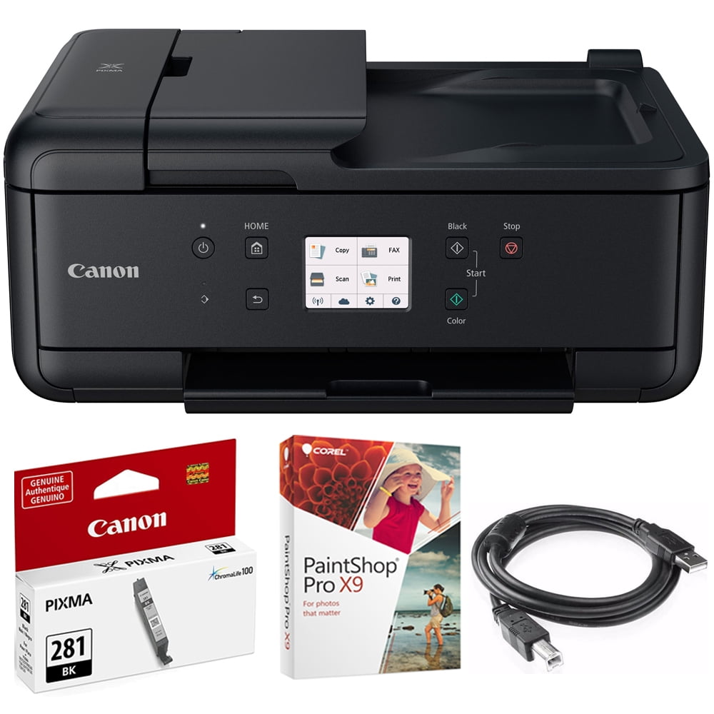 Canon PIXMA TR7520 Wireless Home Office All-in-One Printer with Scanner ...