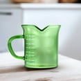 70ml Glass Measuring Cup, V- Shaped Spout Glass Coffee Mug, Clear ...